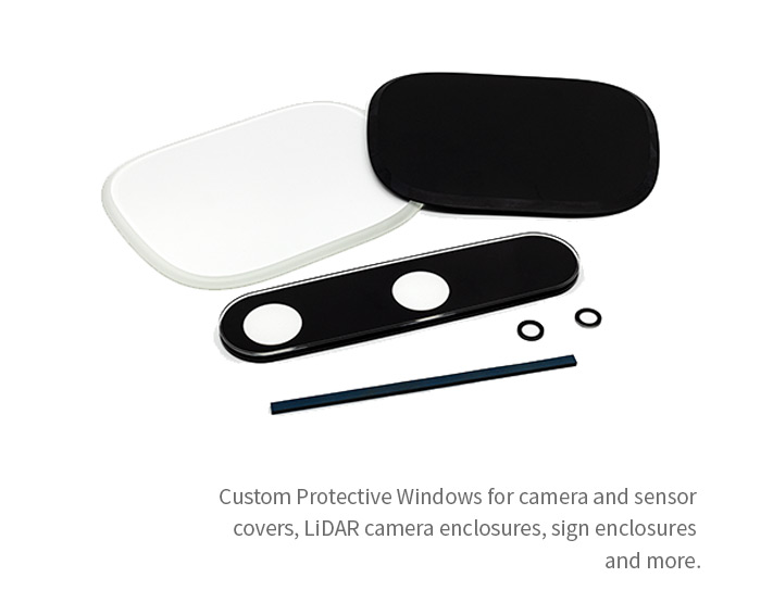 Custom Machine Vision Protective Windows by MidOpt®