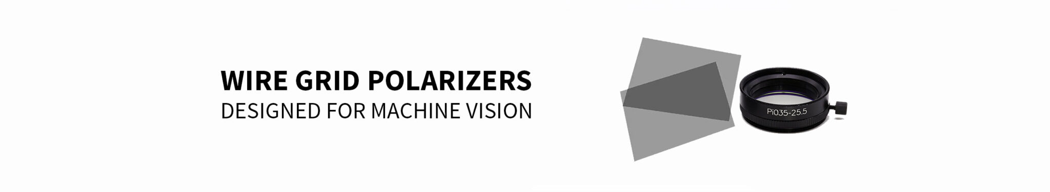 Wire Grid (IR Near-Infrared) Polarizers designed for Machine Vision, by ...